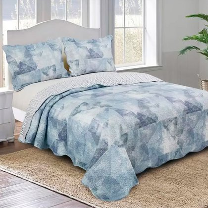 Kit Colcha Patchwork Evolution - KING - TRISTAN